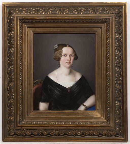 Alois Spulak | PORTRAIT OF A LADY (1850s) | MutualArt