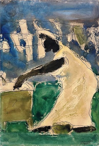 Carlos Pàez Vilarò | Lavandera | MutualArt