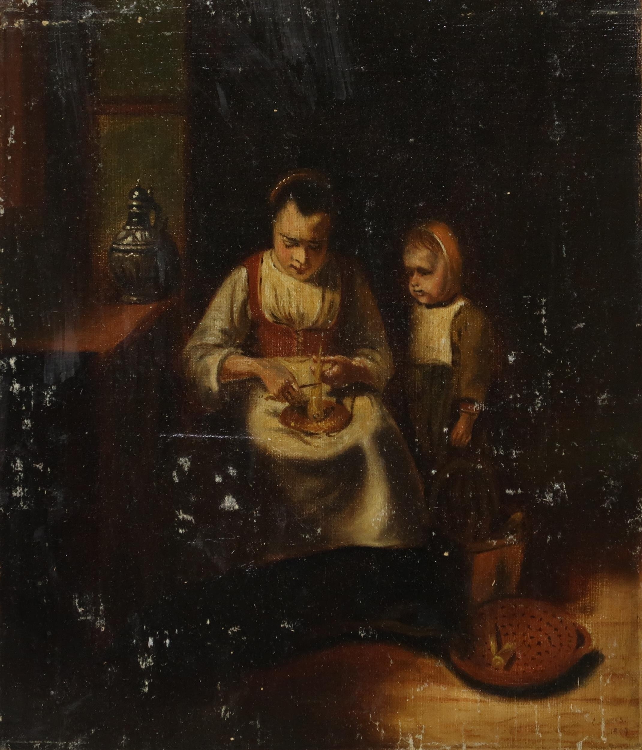 Constance Flood-jones | WORKING MOTHER AND DAUGHTER (1899) | MutualArt