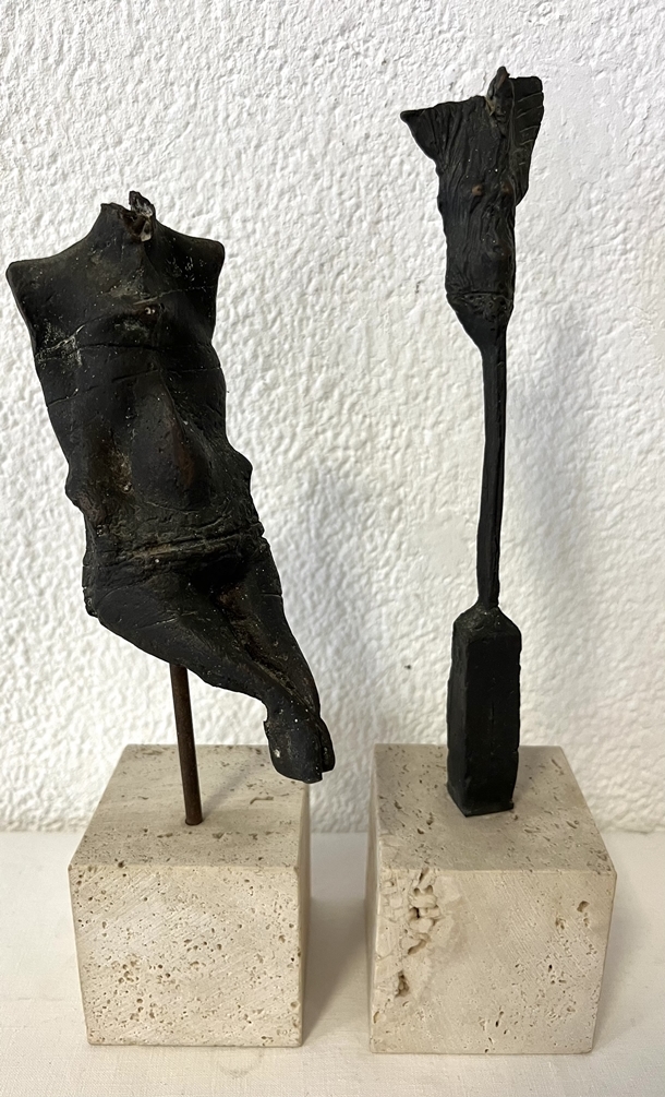 Wolfgang Thiel | One figure with a female body on a thin stalk. The ...
