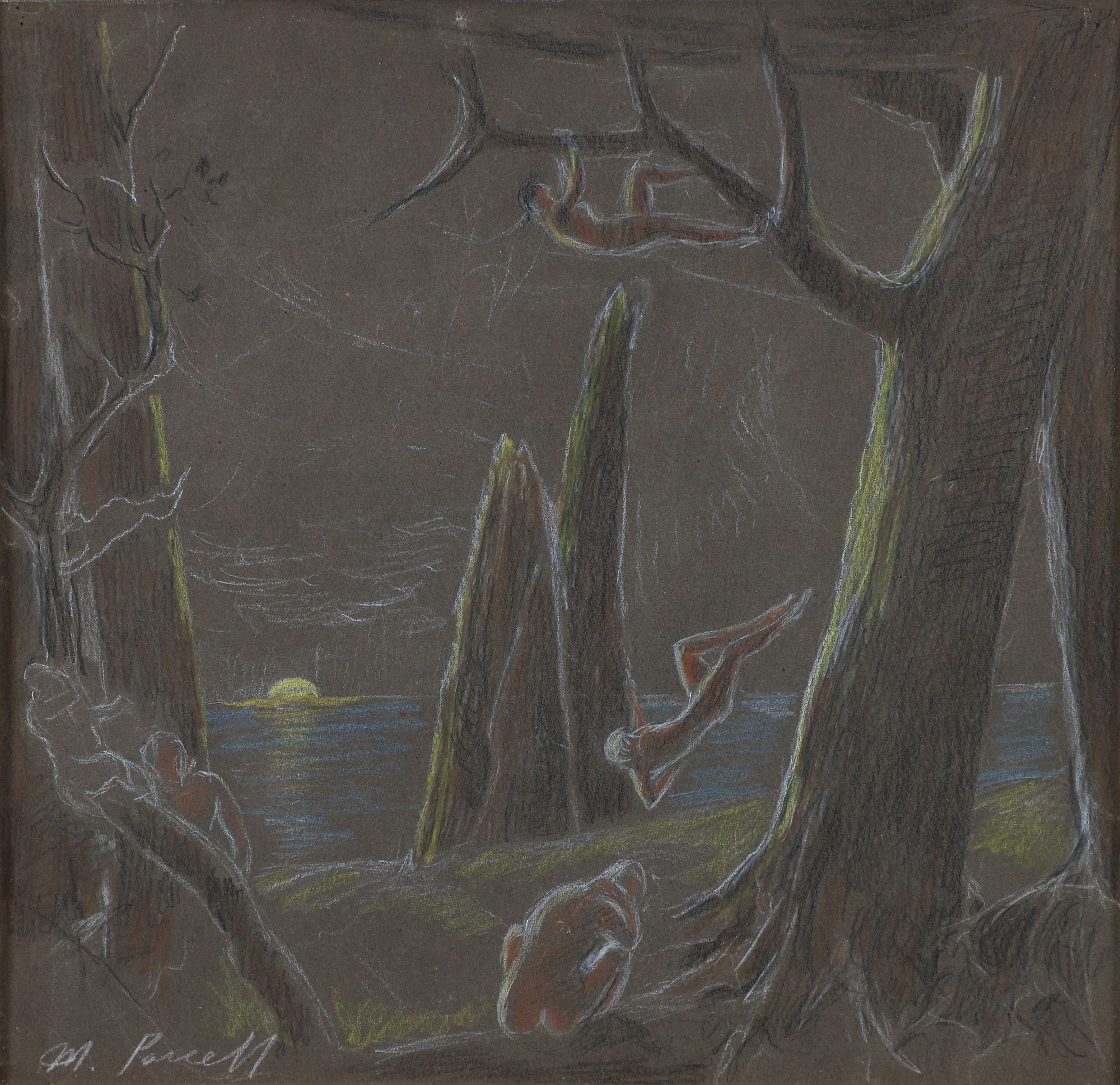 Malcolm Stephens Parcell | Malcolm Parcell Fantasy in Moonlight Oil ...