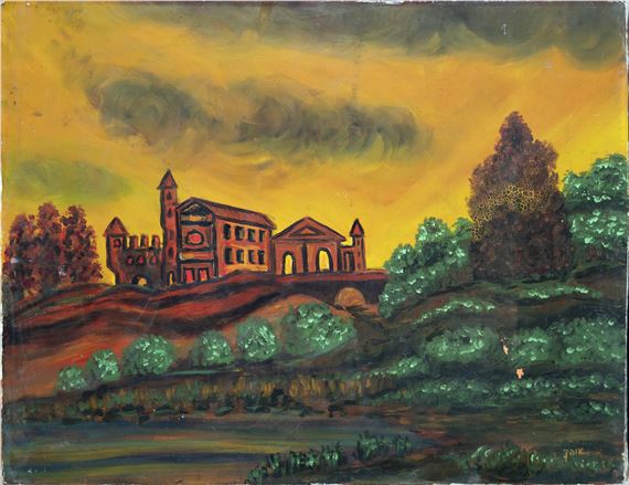 Avraham Ofek | Vista de Poblado | MutualArt