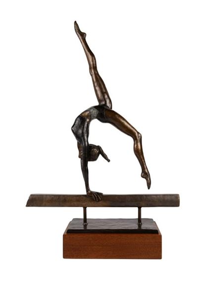 Rebecca J. Grob | The Gymnast- Bronze Sculpture by Rebecca J. Grob ...