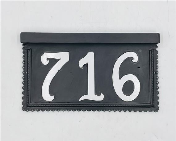 Steven | Home Address Number Plaque by Steven Handelman Studios, USA ...