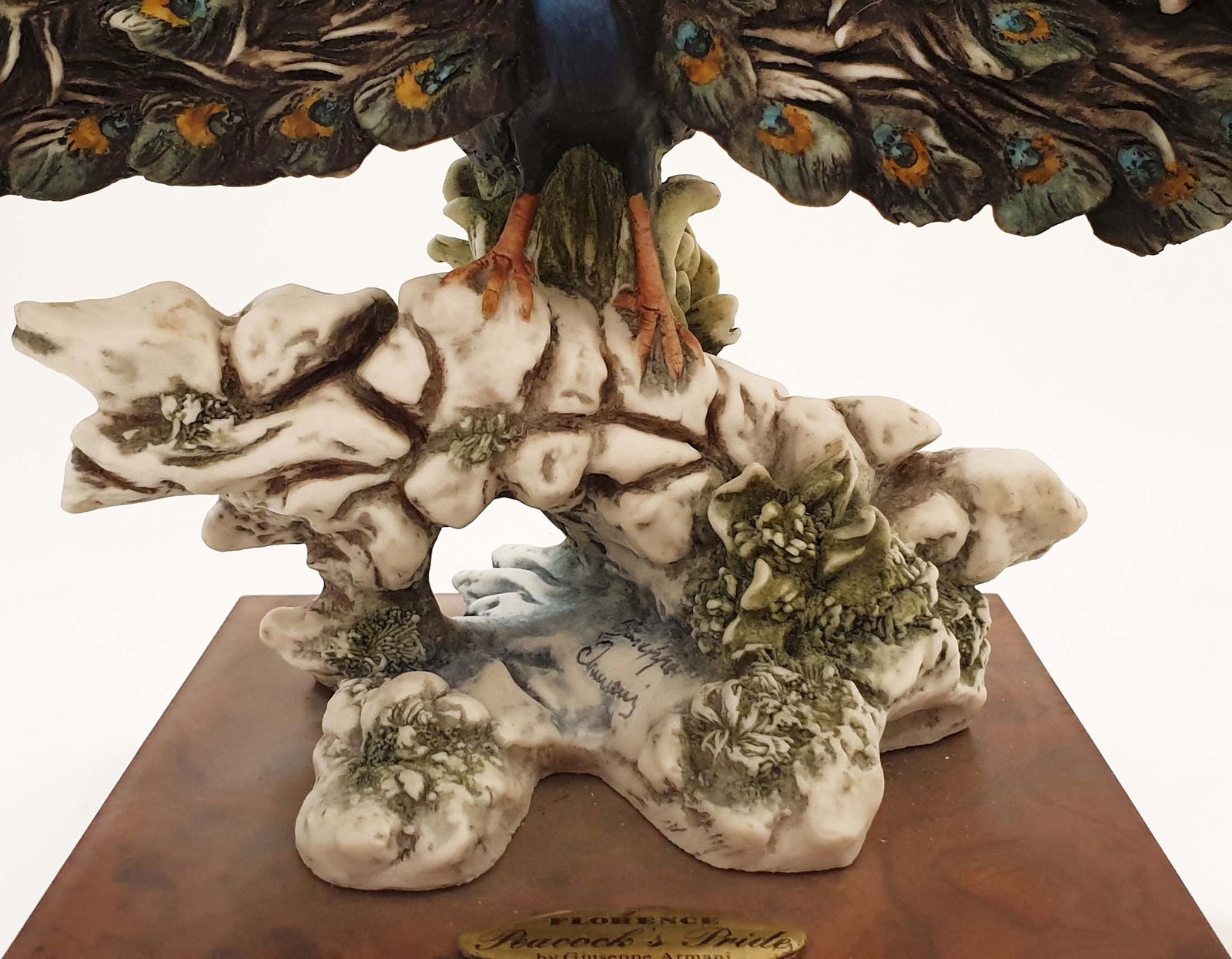 Giuseppe Armani | Peacock's Pride, A Capodimonte Giuseppe Armani Statue ...