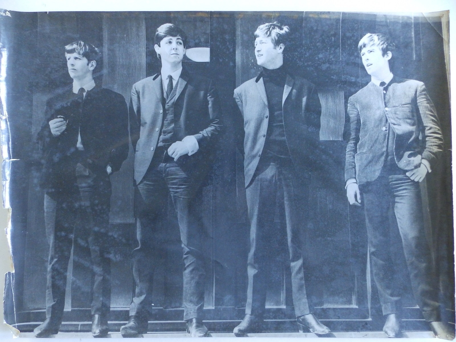 The Beatles | Three large format black & white photographs depicting ...