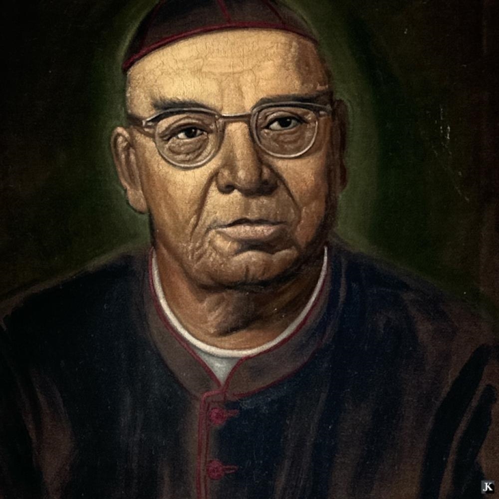 José Yépez Arteaga | Portrait of Monsignor Vivas (1946) | MutualArt
