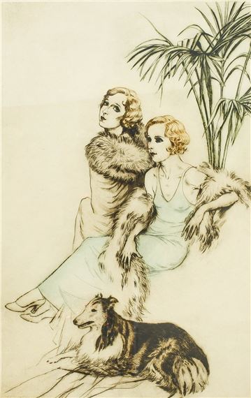 Frank Martin | Double Portrait of the Actress Ina Claire | MutualArt