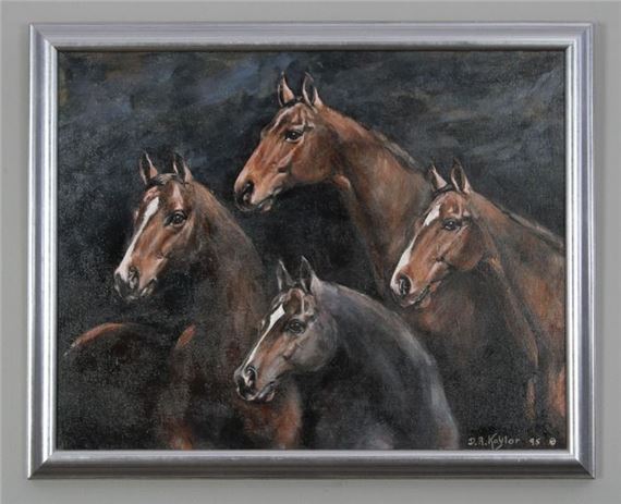 Deb Kaylor | Four Horses (1995) | MutualArt