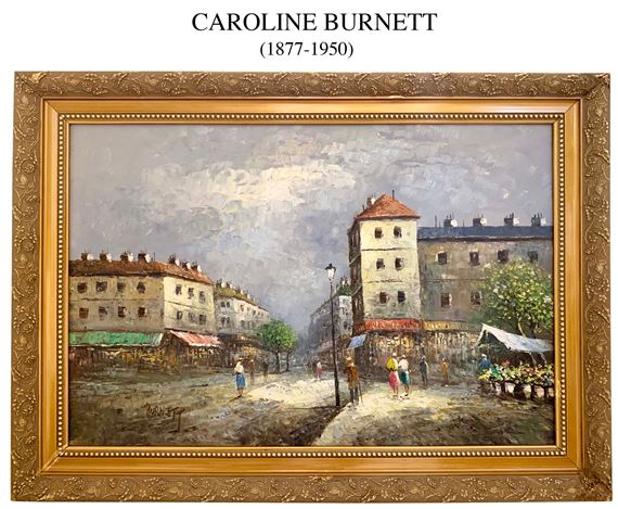 Caroline Burnett | Parisian Street Scene | MutualArt
