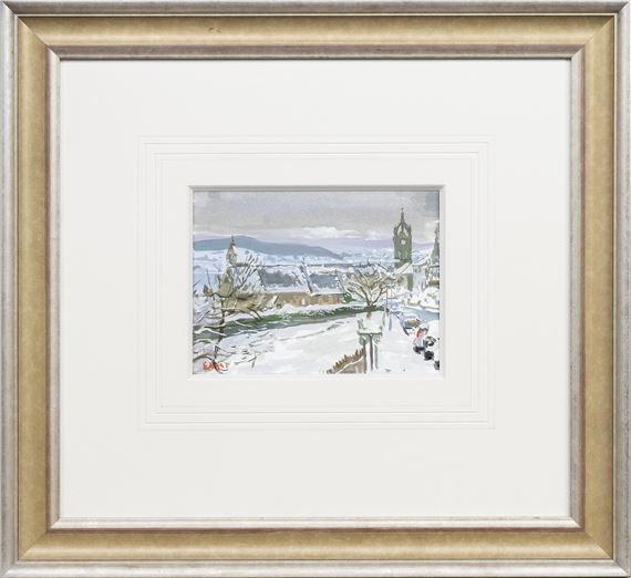 Norman Edgar | SNOW COVERED LANDSCAPE | MutualArt