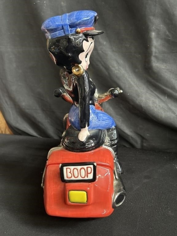 Betty Dolan | Betty Boop biker cookie jar | MutualArt