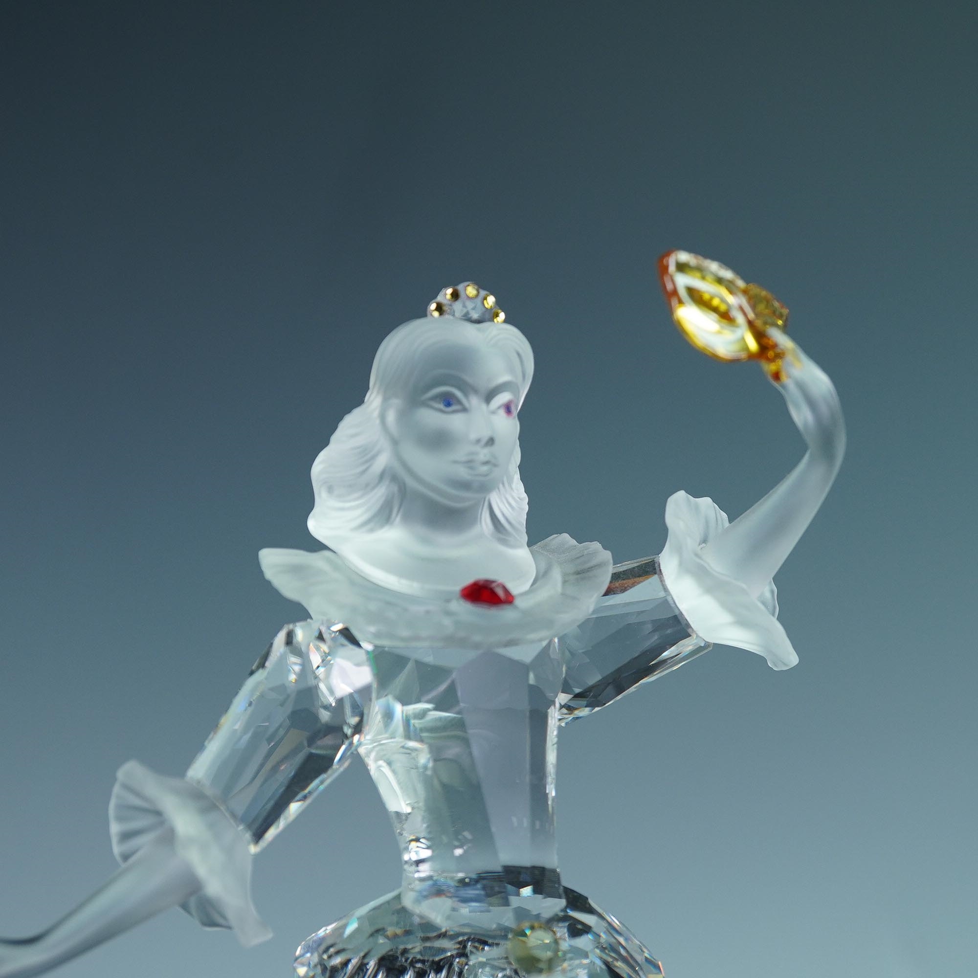 Swarovski | Swarovski Crystal Figurine, Columbine with Base and Plaque ...