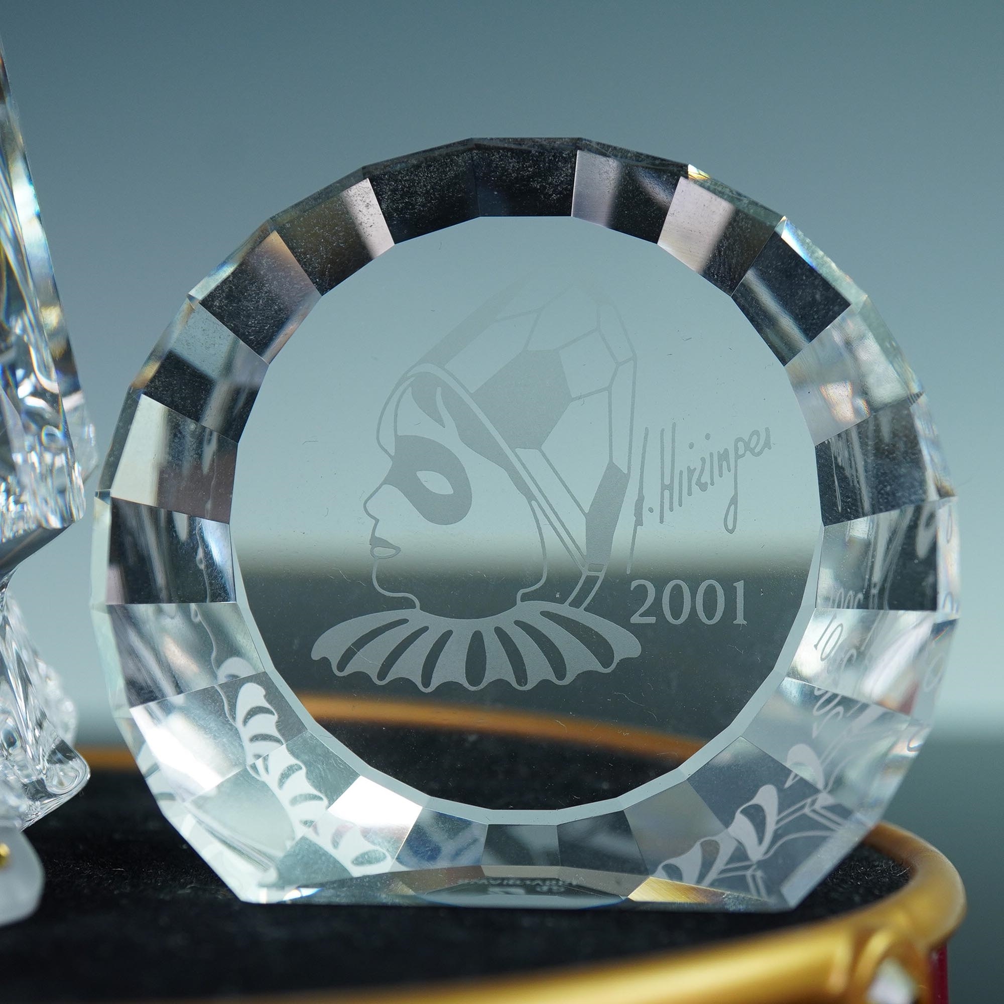 Swarovski | Swarovski Crystal Figurine, Columbine with Base and Plaque ...