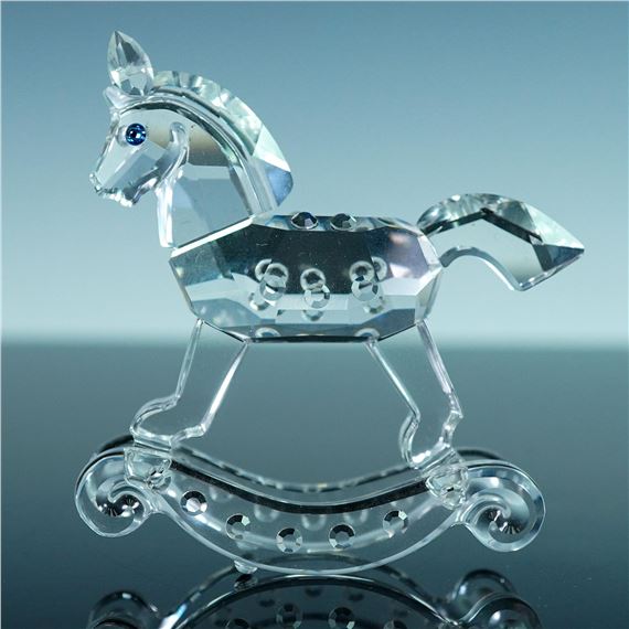 Swarovski | Swarovski Crystal Rocking Horse Figurine 183270 (1994 ...