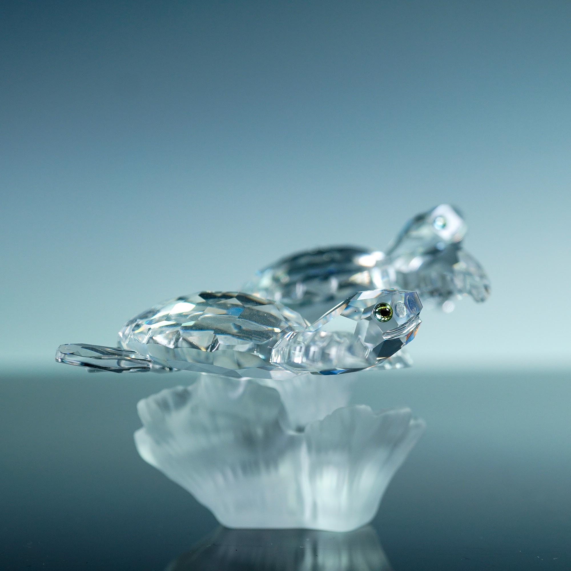 Swarovski | Swarovski Crystal Figurine, Sea Turtles Baby (2006) | MutualArt
