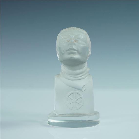 Hoffmann | Frosted Glass Bust, In the Style of Lalique and After ...