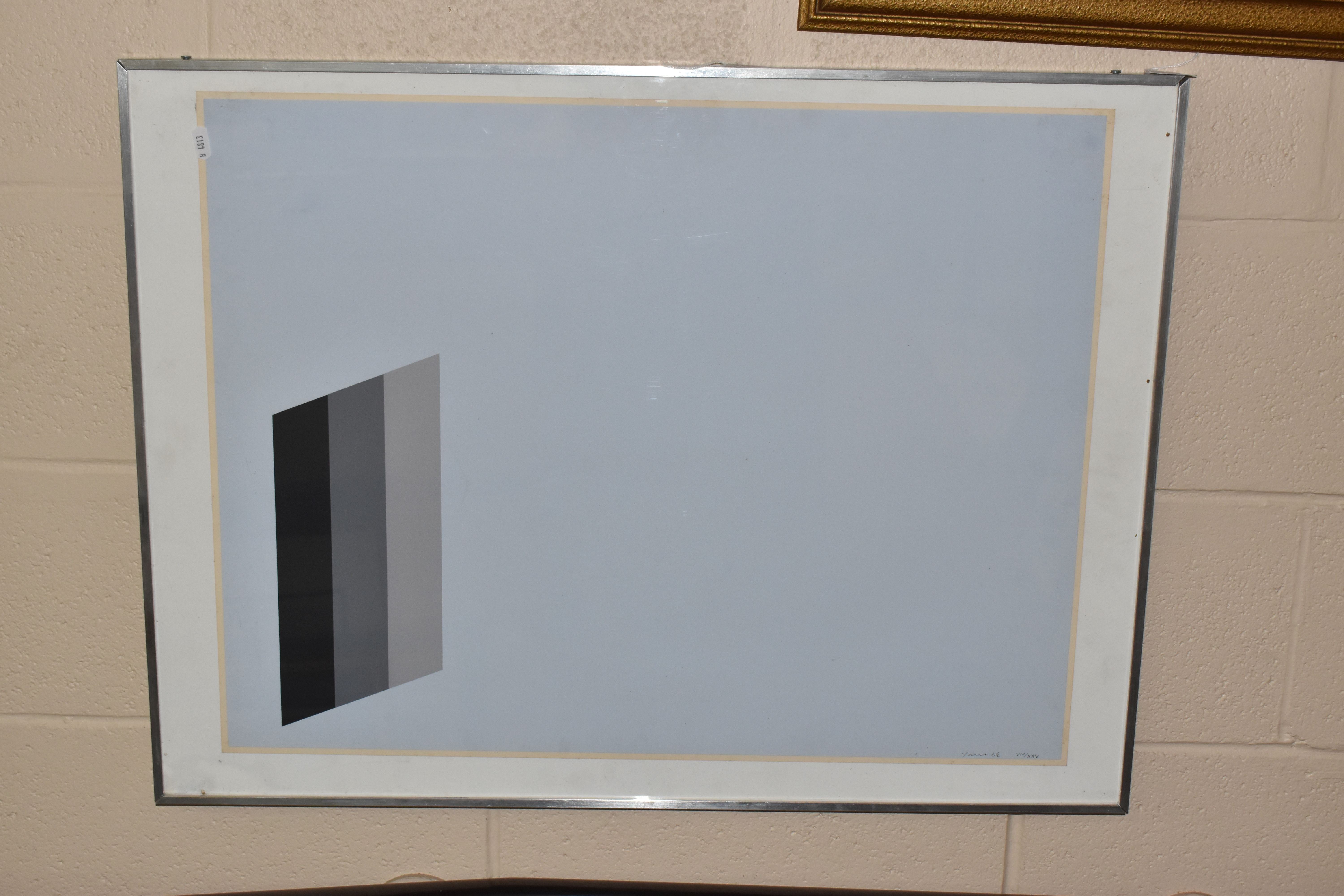 Marc Vaux | MARC VAUX (BRITISH 1932) 'SKY-LIGHT', blocks of blue, black ...