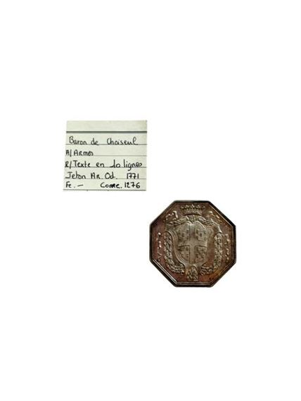 Baron | Octagonal silver token (15 g (1771) | MutualArt