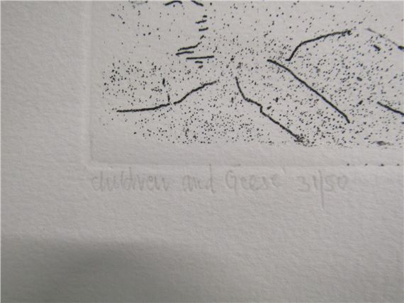 Hubert Andrew Freeth | Children and Geese | MutualArt