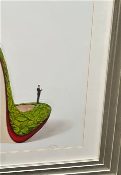 Inna Panasenko | Cosmopolitan Heel Framed liquid Art by Inna Panasenko ...