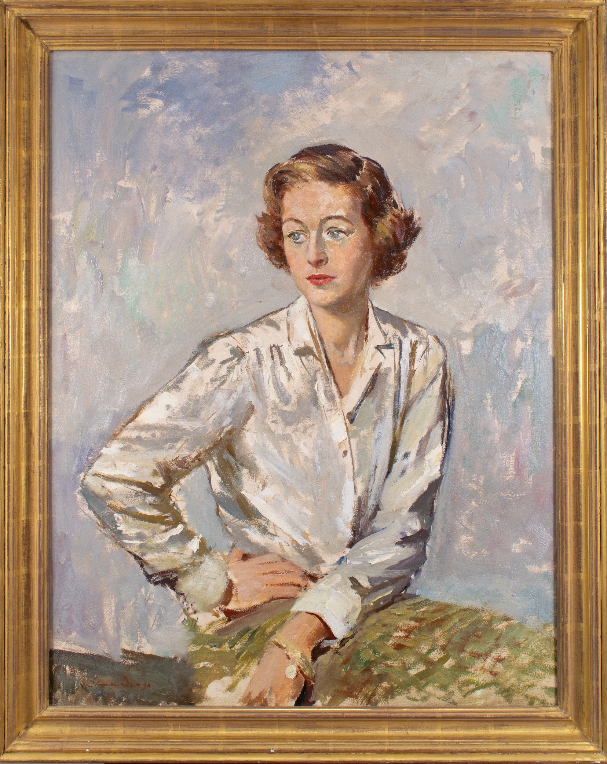 Edward Brian Seago | Portrait of Lady Rosemary Muir | MutualArt