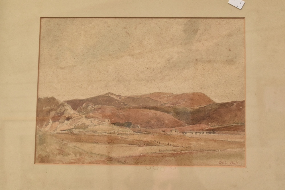 Oliver Hall | Oliver Hall (British 1869-1957) watercolour, landscape ...