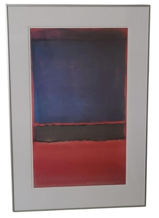 Mark Rothko | Mark Rothko No 6 Violet Green and Red Poster Print ...
