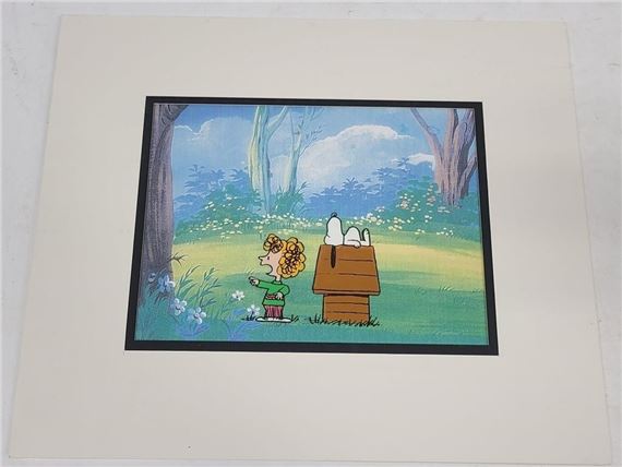 Charles Schulz | Peanuts Frieda & Snoopy Original Production Cel ...