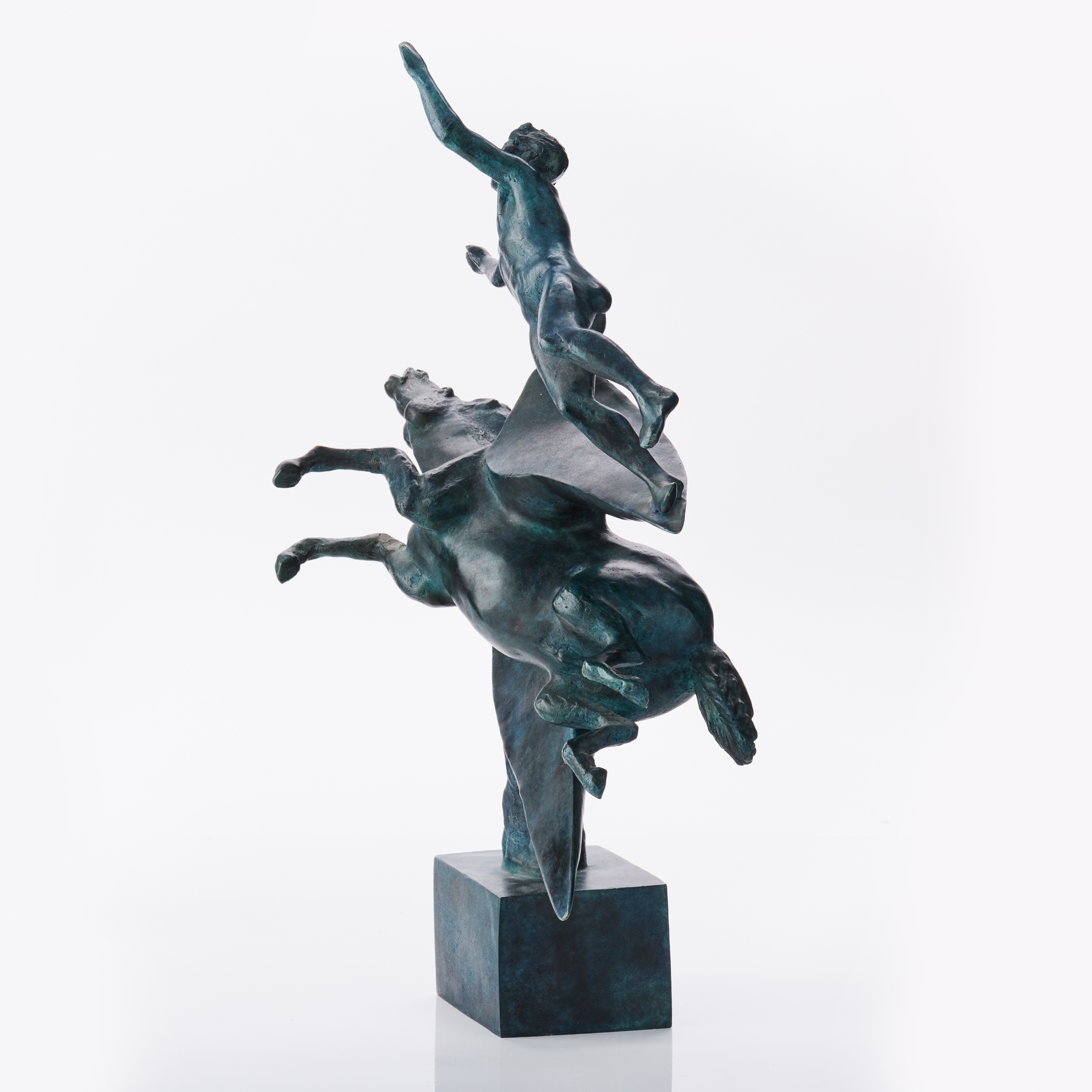 Carl Milles | 1875-1955. Kopia efter. Människan och Pegasus. Märkt ...