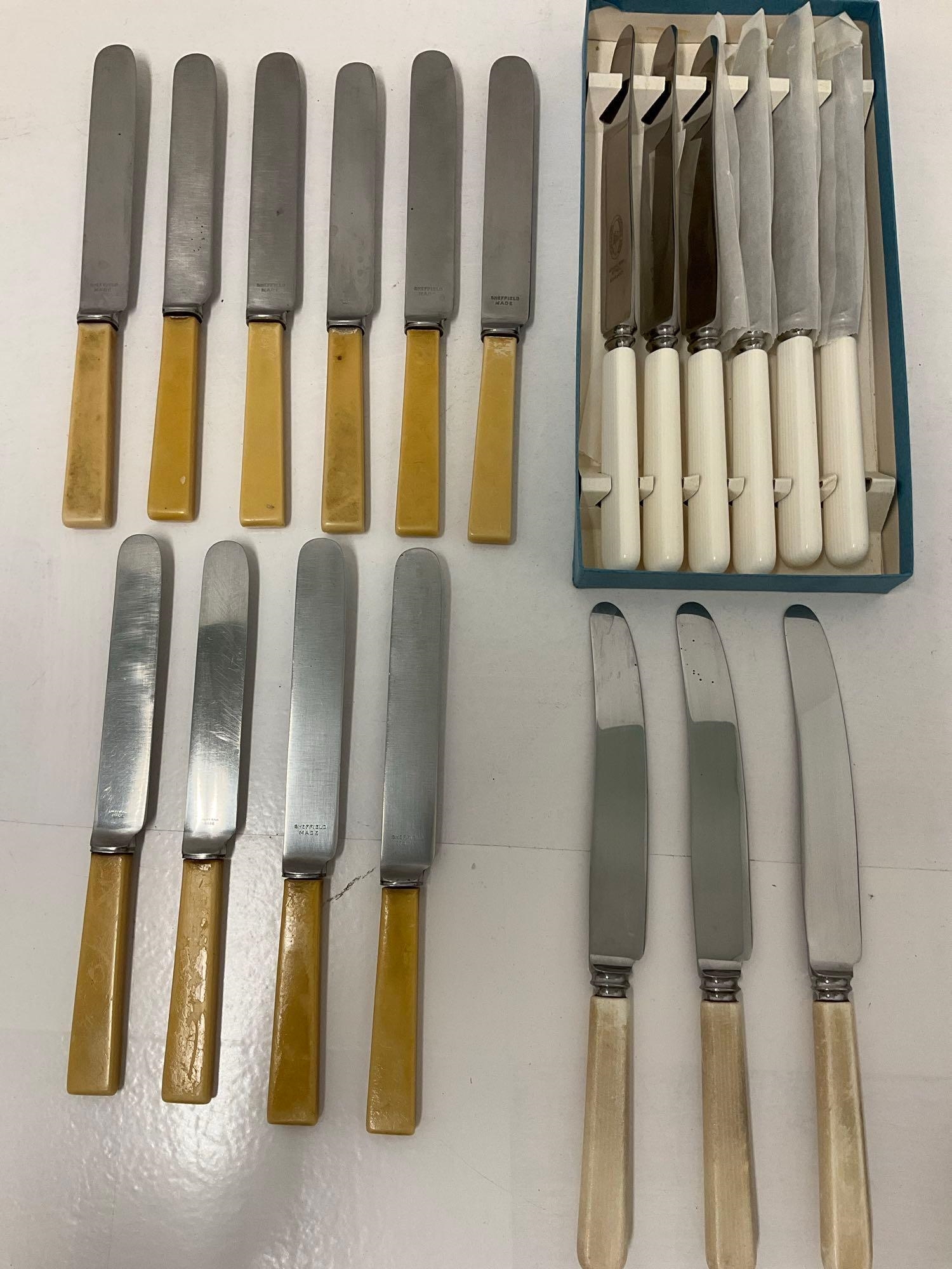 Sheffield | SET OF SIX ATKINSON BROTHERS TABLE KNIVES | MutualArt