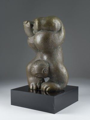 Jan Meefout | NUDE IN HANDSTAND | MutualArt