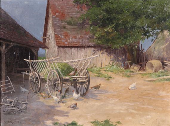 Konstantin Stoitzner | Bauernhof (1912) | MutualArt