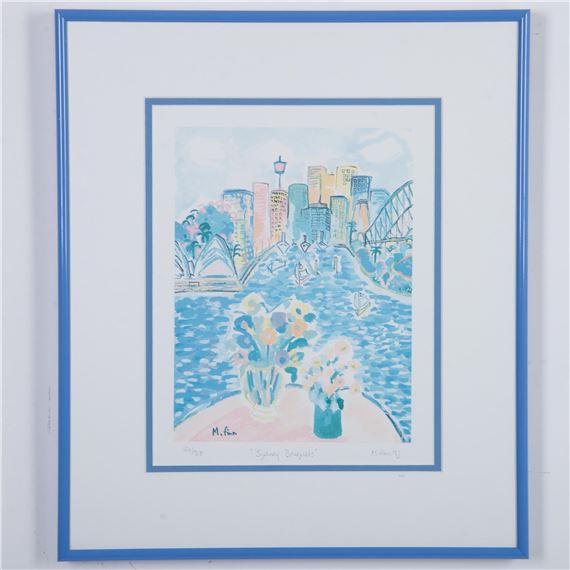 Charles Kerry | Limited Edition Color Print on Paper, Sydney Harbor, Signed (1993) | MutualArt