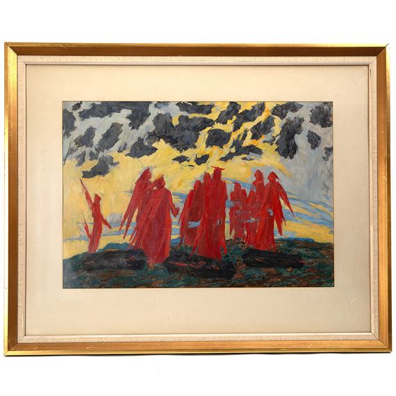 Hermann Talvik | Änglarna samlas | MutualArt