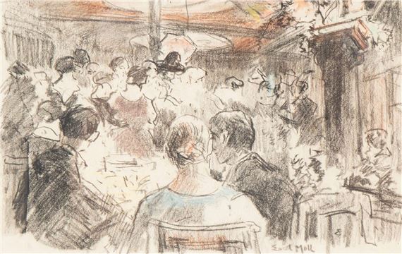 Jan Evert Moll | Grand café (2002) | MutualArt