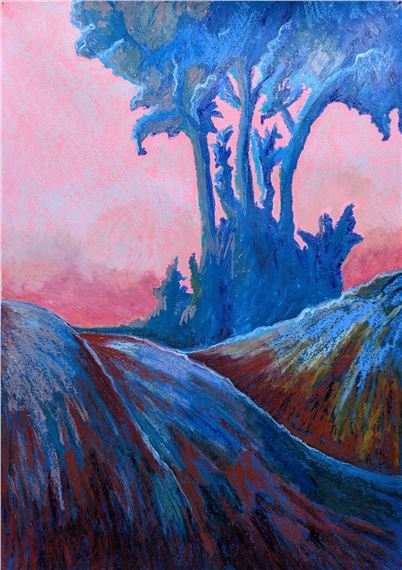 Fares Cachoux | Blue Landscape (2025) | MutualArt
