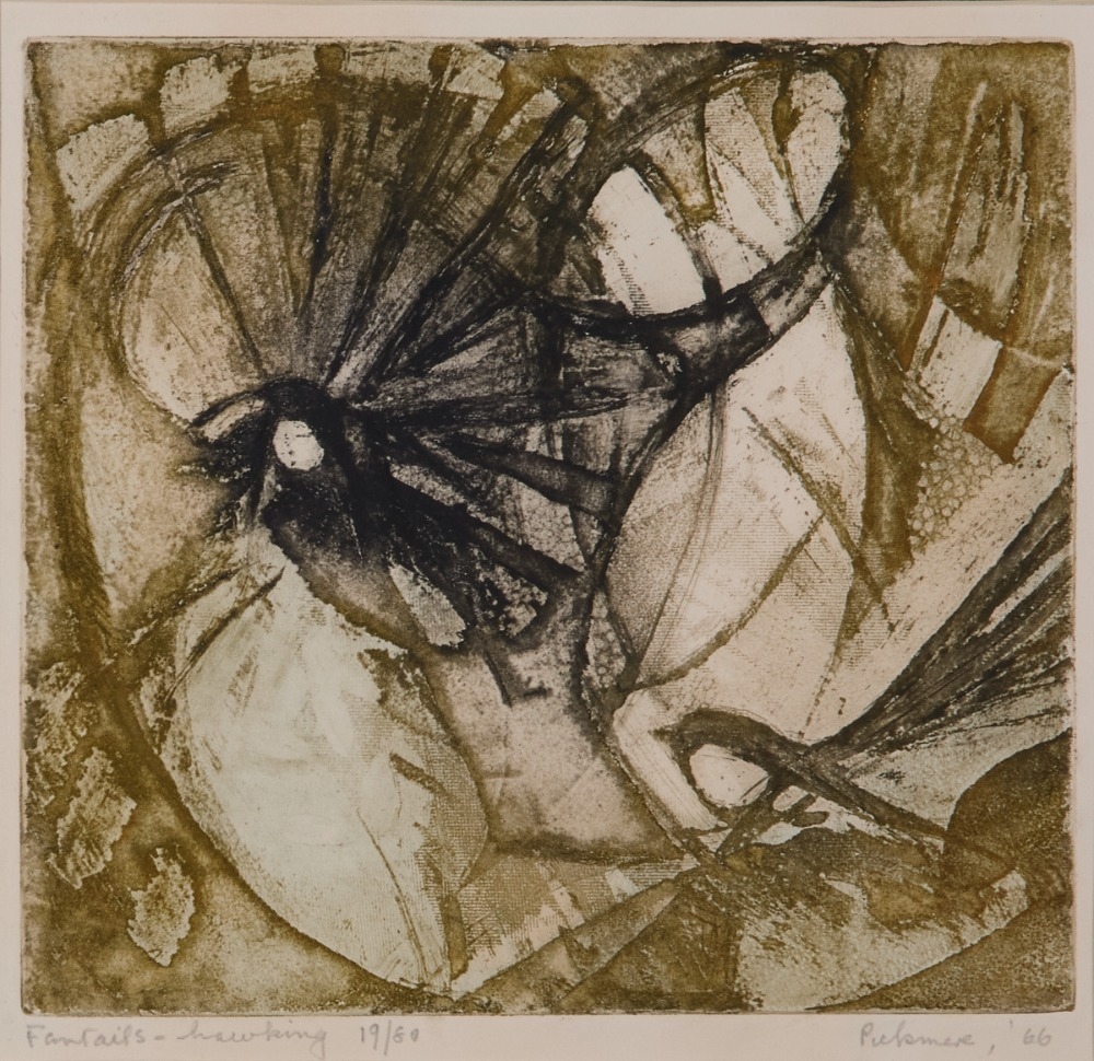 Alison Pickmere | Fantails-Hawking (1966) | MutualArt