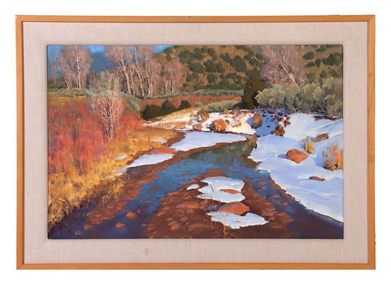 Andrew Peters | Andrew Peters Western Winter Landscape | MutualArt
