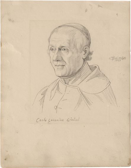 Carl Joseph Müller | Bildnis des Don Carlo Cimini in Assisi (1840 ...