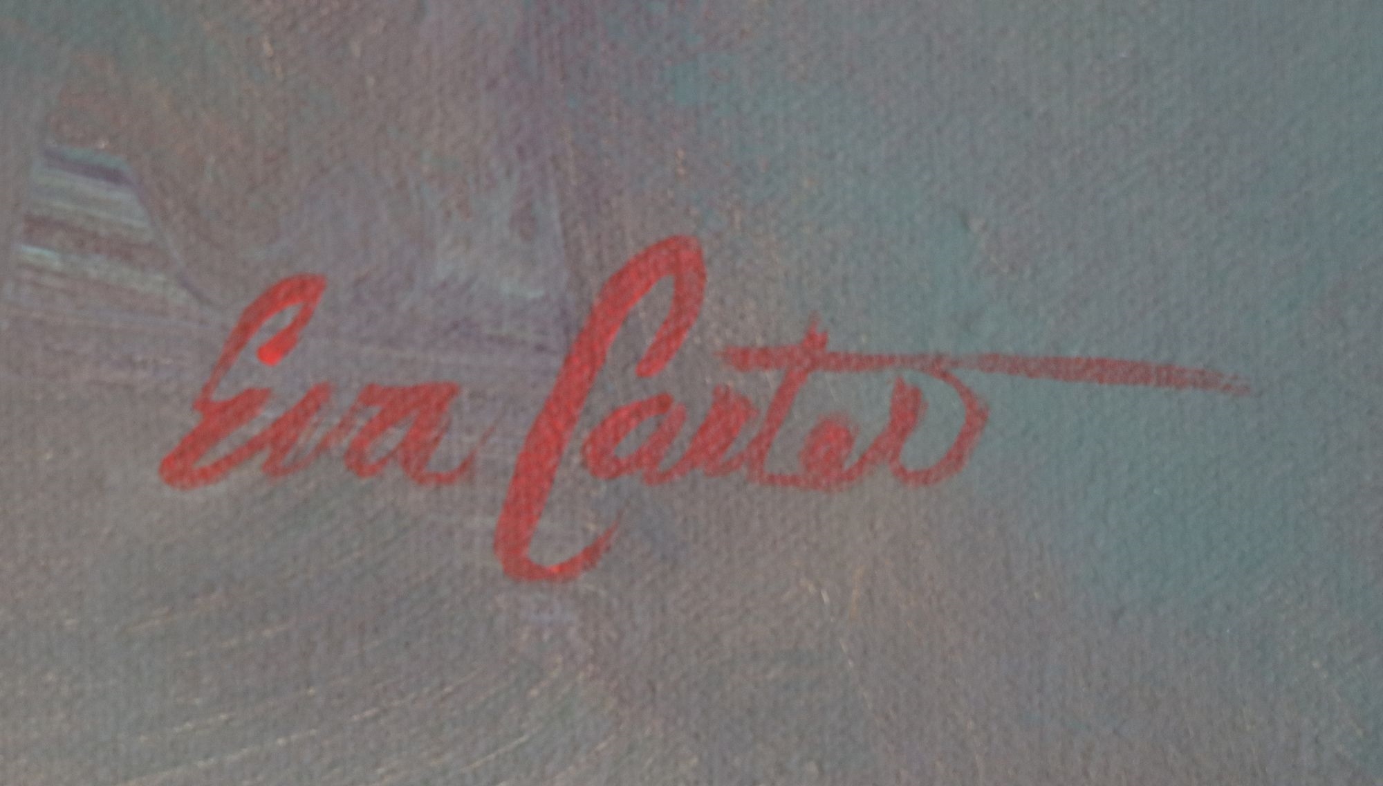 Eva Carter | Eva Carter (Born 1941) American, Oil on Canvas Abstract ...