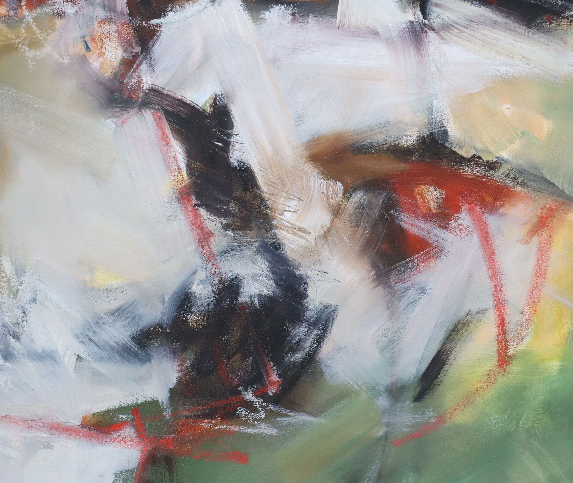 Eva Carter | Eva Carter (Born 1941) American, Oil on Canvas Abstract ...