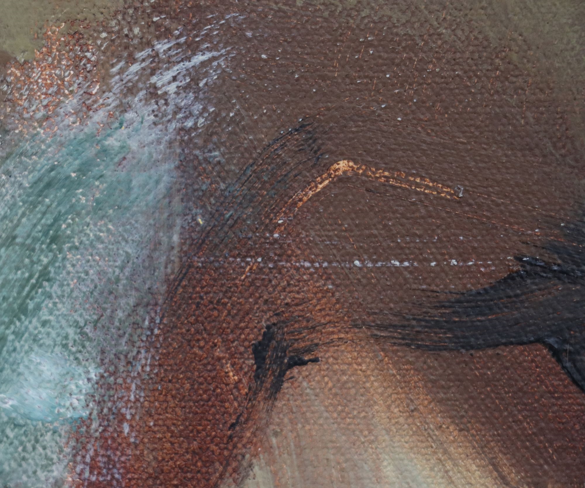 Eva Carter | Eva Carter (Born 1941) American, Oil on Canvas Abstract ...