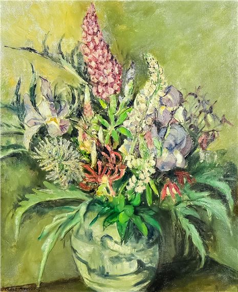 Clare Atwood | Clare Atwood (1866-1962)- Oil painting - Still life with ...