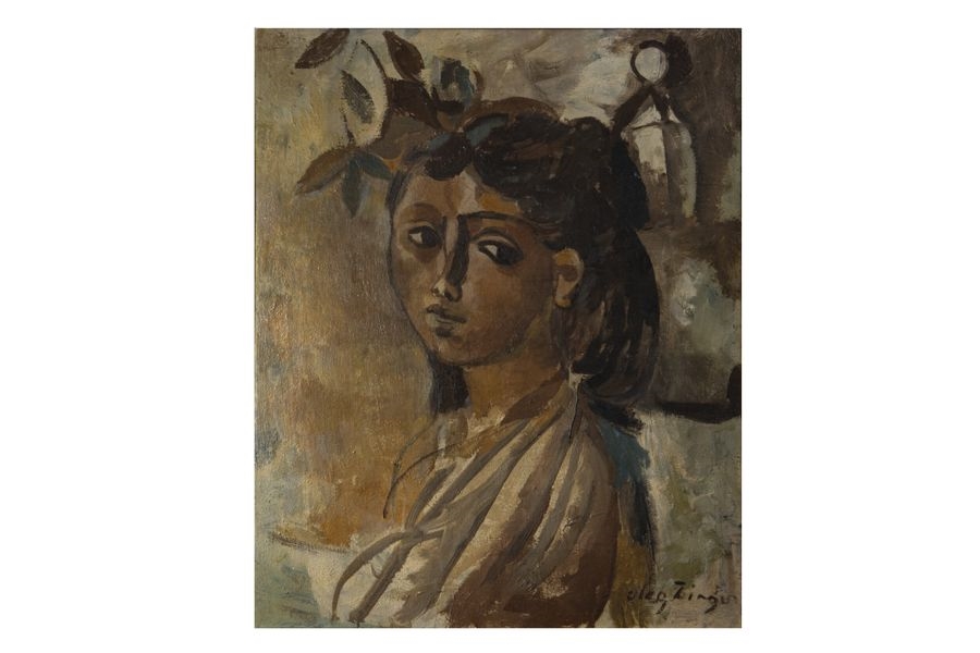 Oleg Zinger | Portrait of a girl | MutualArt