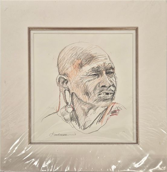 Kim Donaldson | OLD MASAI WOMAN | MutualArt