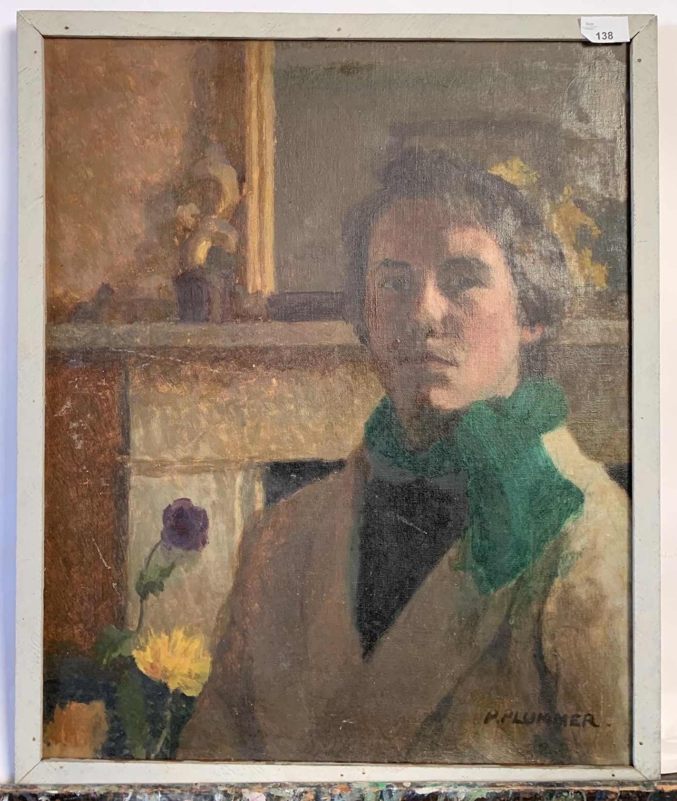 Pauline Plummer | portrait in an interior setting | MutualArt