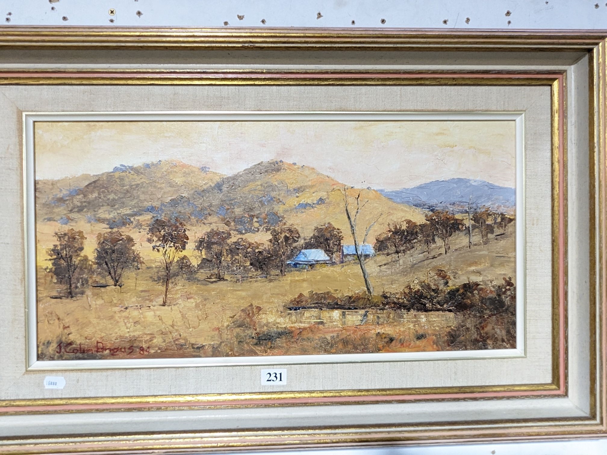 J. Colin Angus | Rural Landscape with Cottages | MutualArt