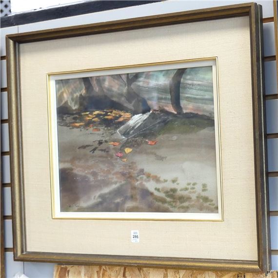 Jack Henry Reid | Two framed and signed Jack Reid watercolours | MutualArt