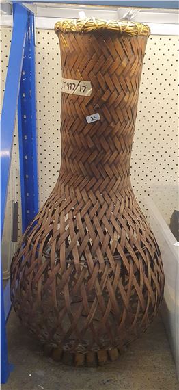 Chimney | A CHIMNEY FORM CANE VASE | MutualArt